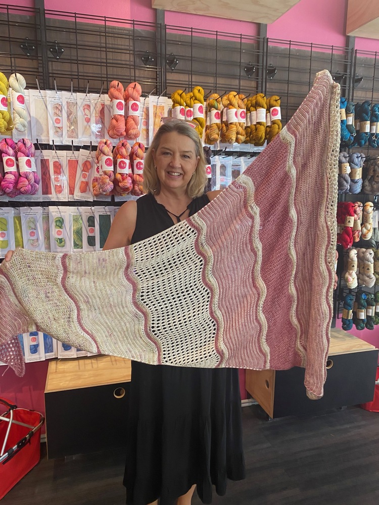 Colour Drift Shawl Kit in Fabulous Sock: Bouquet DYED TO ORDER 8/04 ... Colour Drift Shawl Kit in Fabulous Sock: Bouquet DYED TO ORDER 8/04 ...