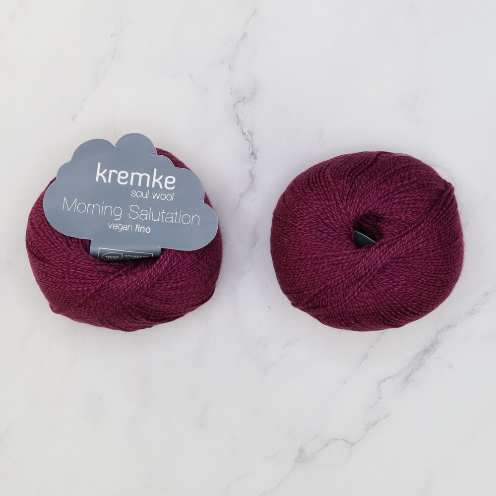 Morning Salutation Vegan Fino: 06 Berry - Kremke Soul Wool
