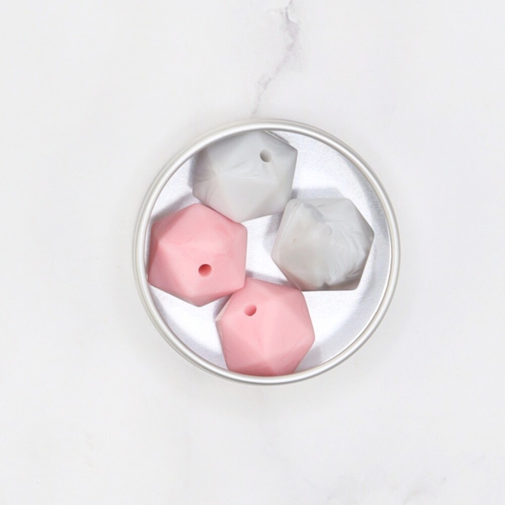 by Skein Sisters Stitch Saver Prisms: Pink-Grey